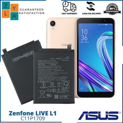 แบตเตอรี่ Asus Zenfone Live L1 ZA550KL X00RD รุ่น C11P1709 ของแท้ ...