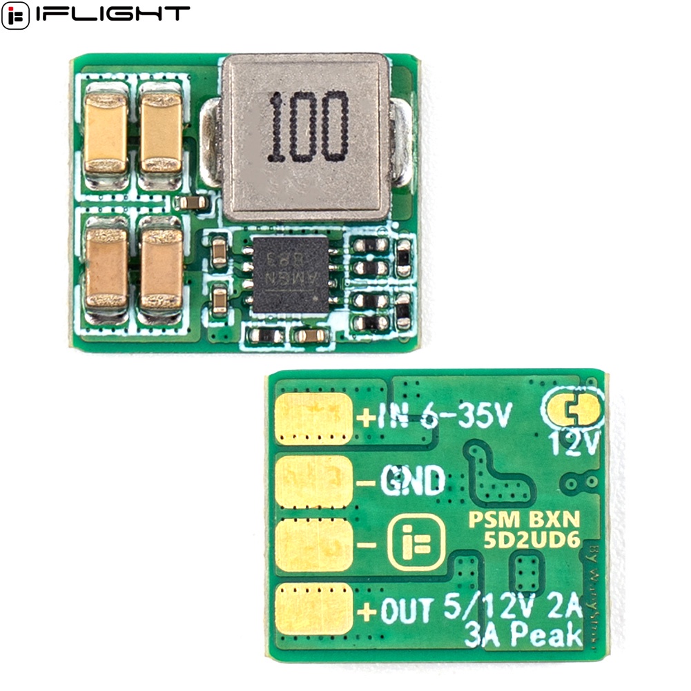 Iflight BLITZ PSM BXN 5D2UD6 5V 2A 12V 3A Micro 2-8S BEC อะไหล่โดรน ...