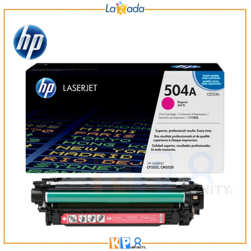 HP LaserJet Toner CE253A (504A) Magenta - (Genuine guarantee) สินค้าแท้ ...