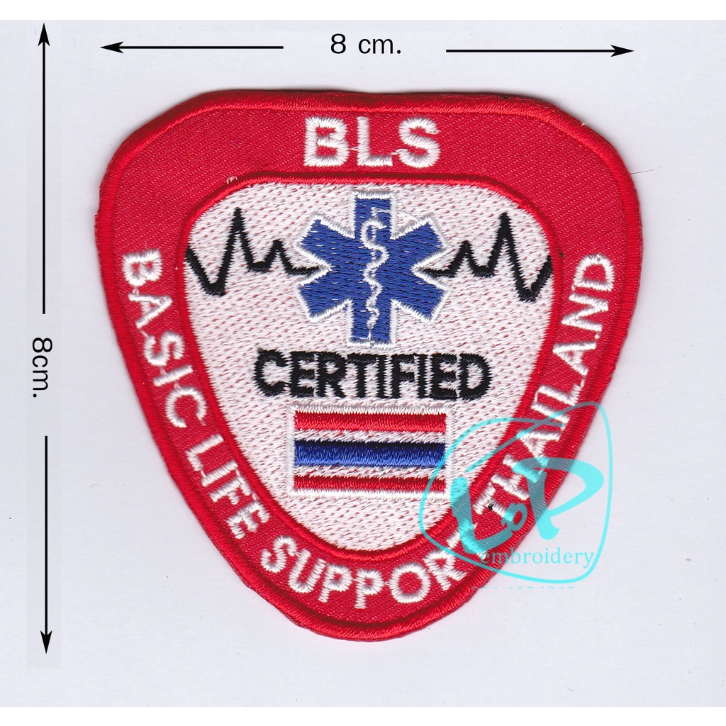 อาร์ม อาร์มปัก กู้ภัย EMR EMS EMT AEMT PARAMEDIC BLS แบบเย็บติด/รีดติด ...