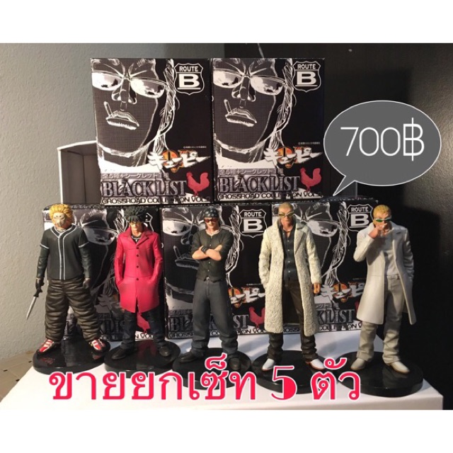 โมเดลอีกา 10 cm.QP ของใหม่ขายยกเซ็ท 5 ตัว, crows x worst figure 10 cm ...