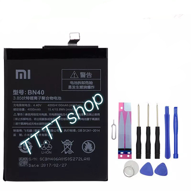 แบตเตอรี่ แท้ Xiaomi Redmi 4 Pro / Redmi 4 Pro Prime BN40 4100mAh รับ ...