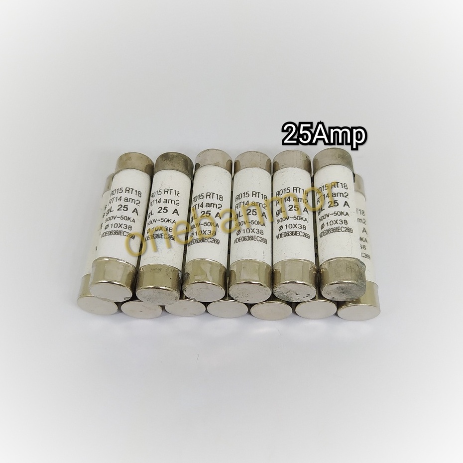 ฟิวส์เซรามิค R015 RT18 RT14 1Amp. 2Amp. 3Amp. 4Amp. 5Amp. 6Amp. 8Amp ...