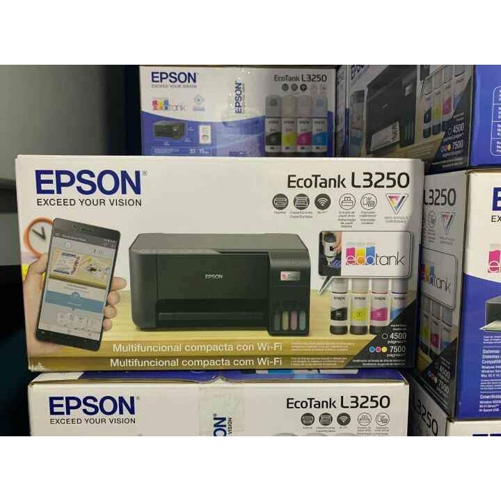 EPSON ECO TANK L3250 WIFI รุ่นใหม่ พร้อมหมึกแท้ 4 สี NEW!! | Shopee ...