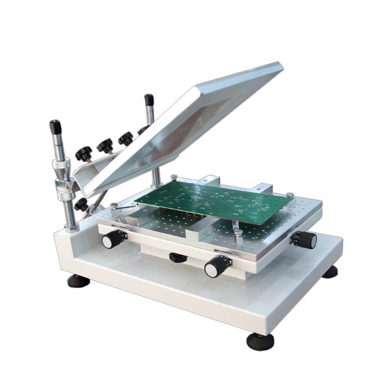 Low Cost High Precision PCB paste solder Printer machine Manual SMT ...