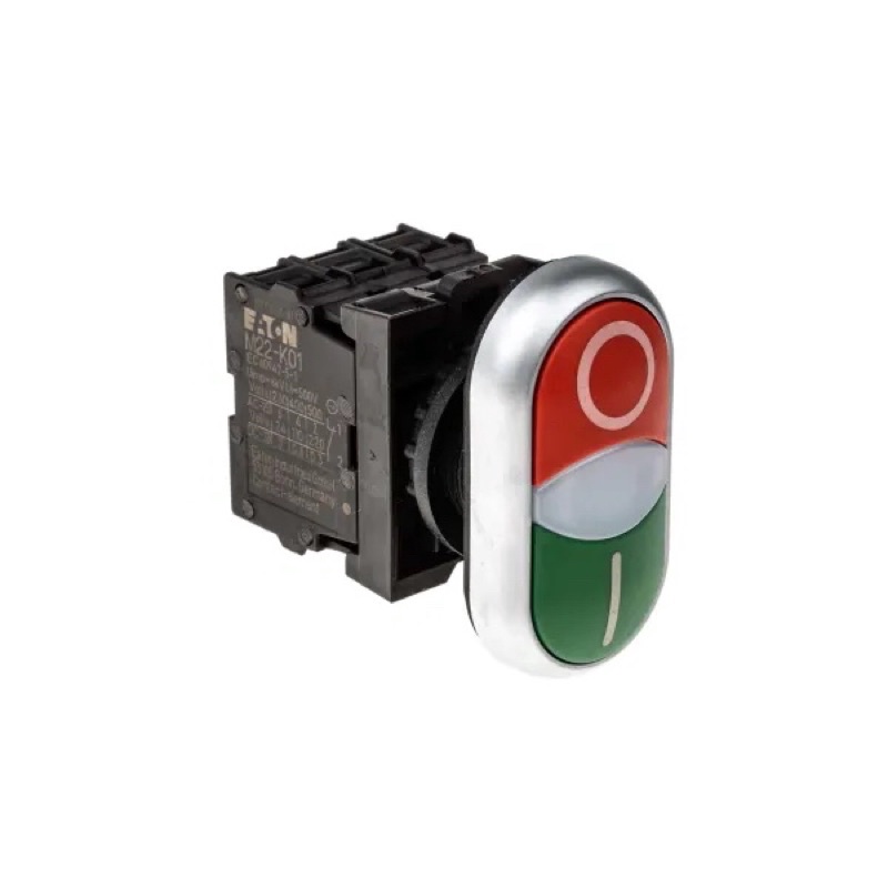 สวิตซ์ปุ่มกด Double Pushbutton Start-Stop M22-DDL-GR-X1/X0/K11/LED-W | Shopee Thailand