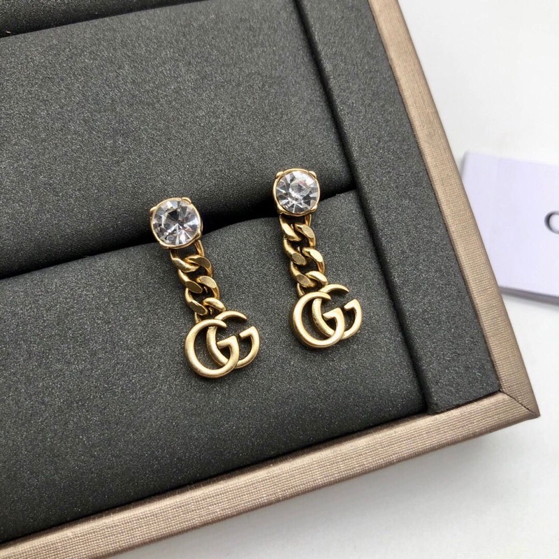 ต่างหู GG งานเกรดคุณภาพปั๊มชัด | Shopee Thailand