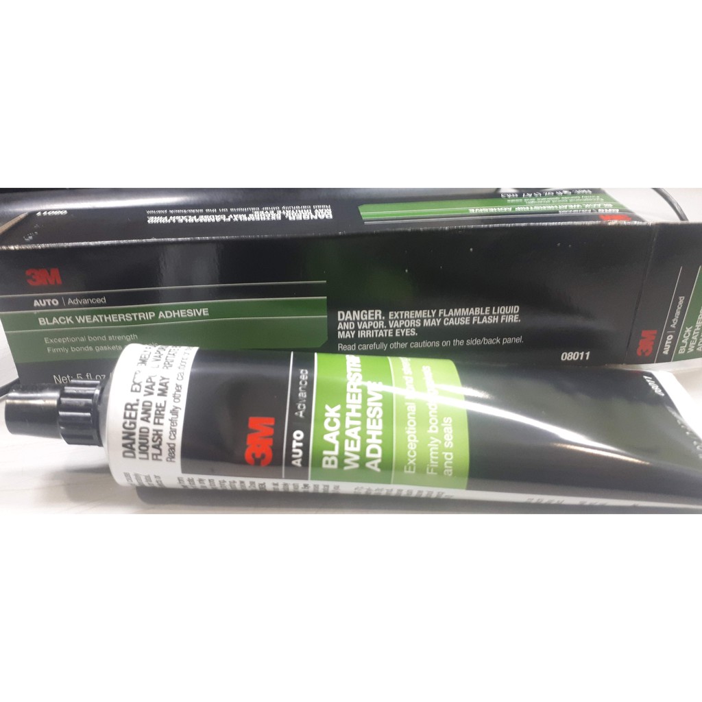 กาวดำ3M 08011 กาวติดขอบยางทั่วไป อุดรอยรั่วต่างๆได้ดี สีดำ 147ml ...