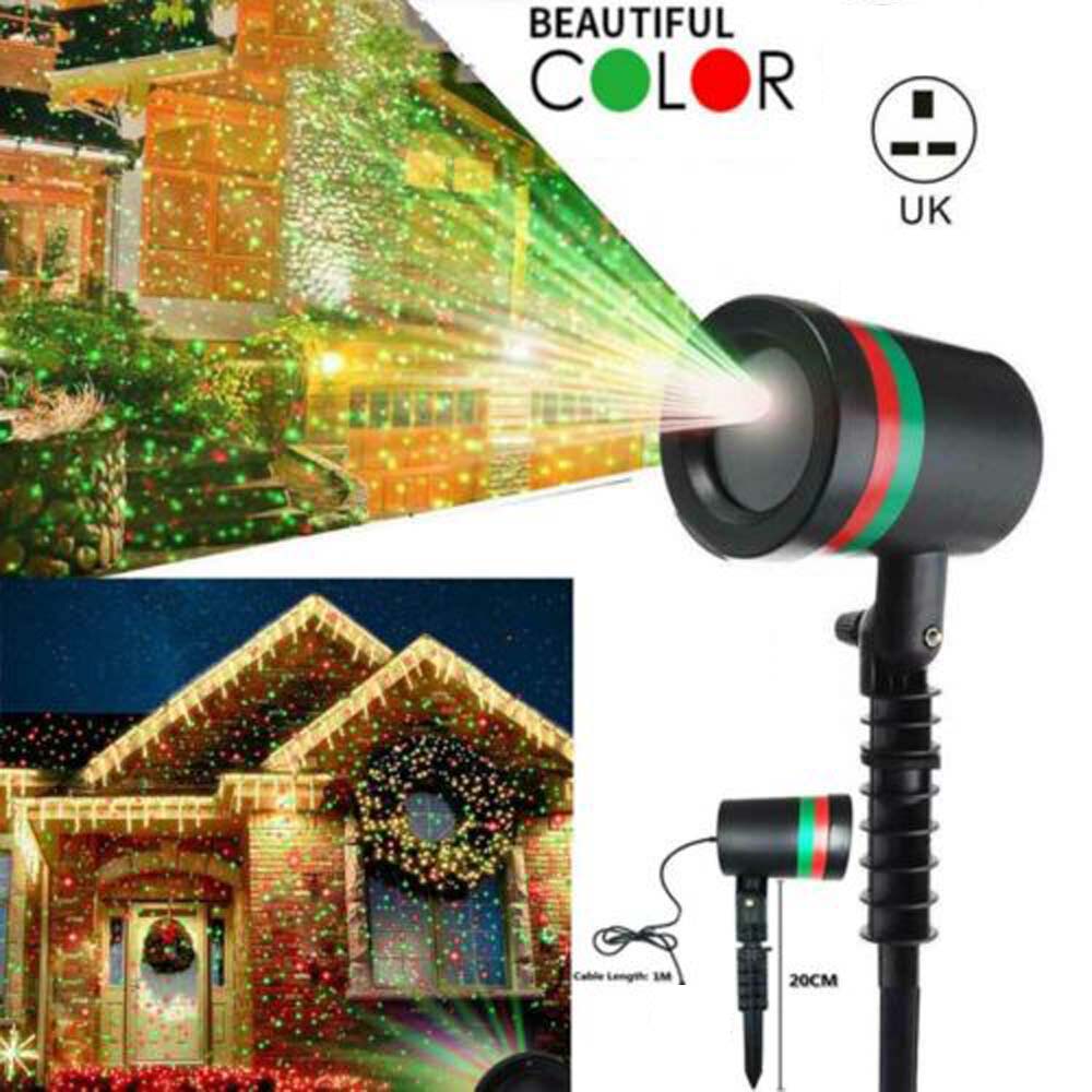 LED Moving Laser Projector Light Christmas Party Outdoor Landscape Lamp ...