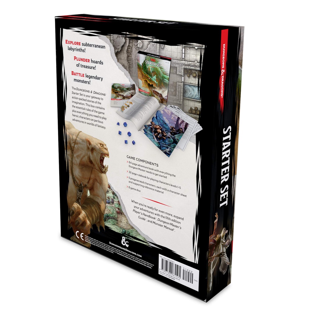 D&D Dungeons & Dragons Starter Set ดันเจี้ยน แอนด์ ดราก้อน ชุดสำหรับผู้ ...