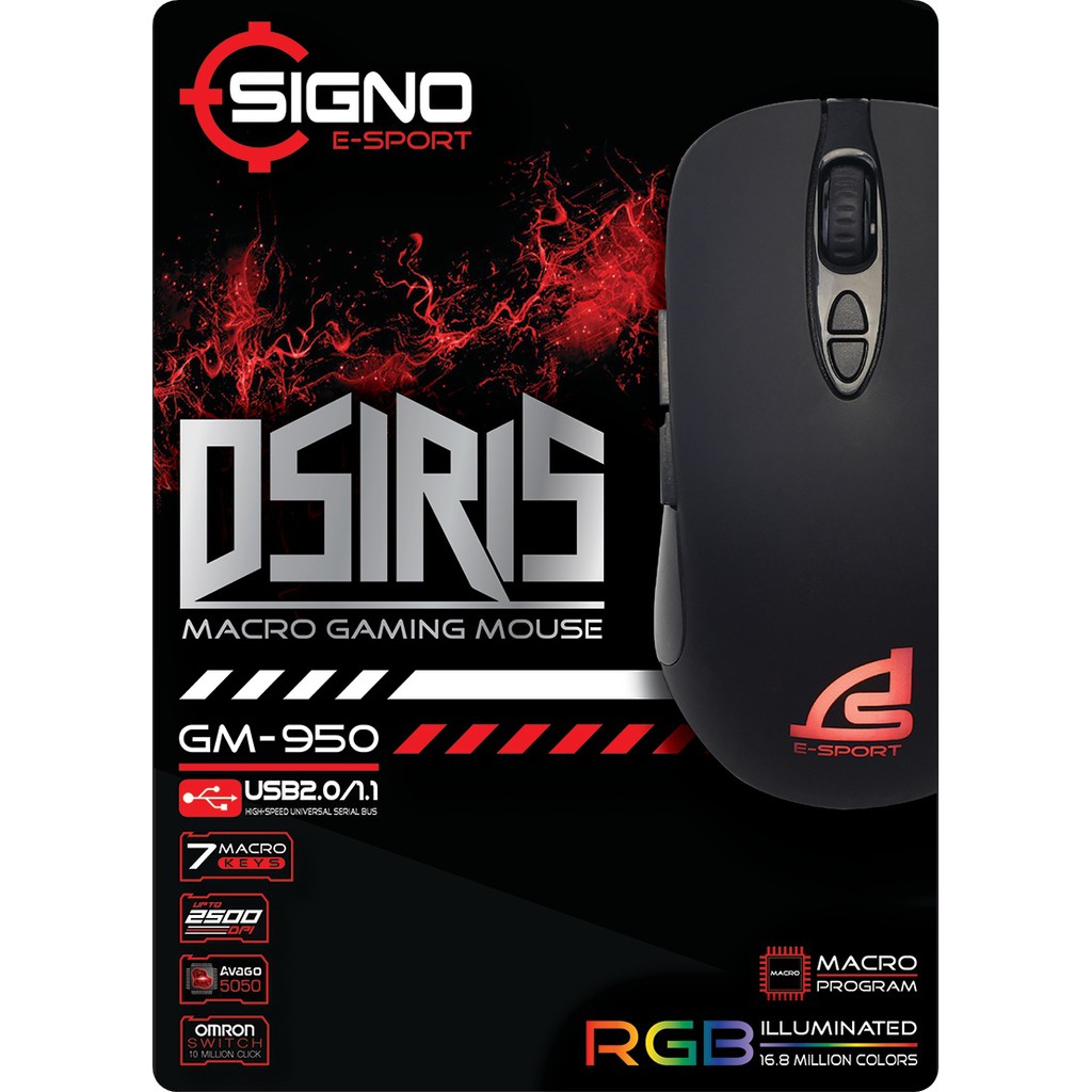 Signo Mouse Macro Gaming (GM-950) | Shopee Thailand