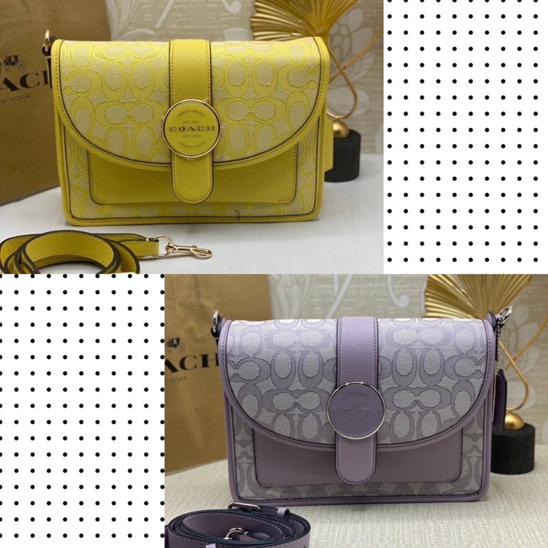 กระเป๋าสะพาย COACH LONNIE CROSSBODY IN SIGNATURE JACQUARD (COACH C8307 ...