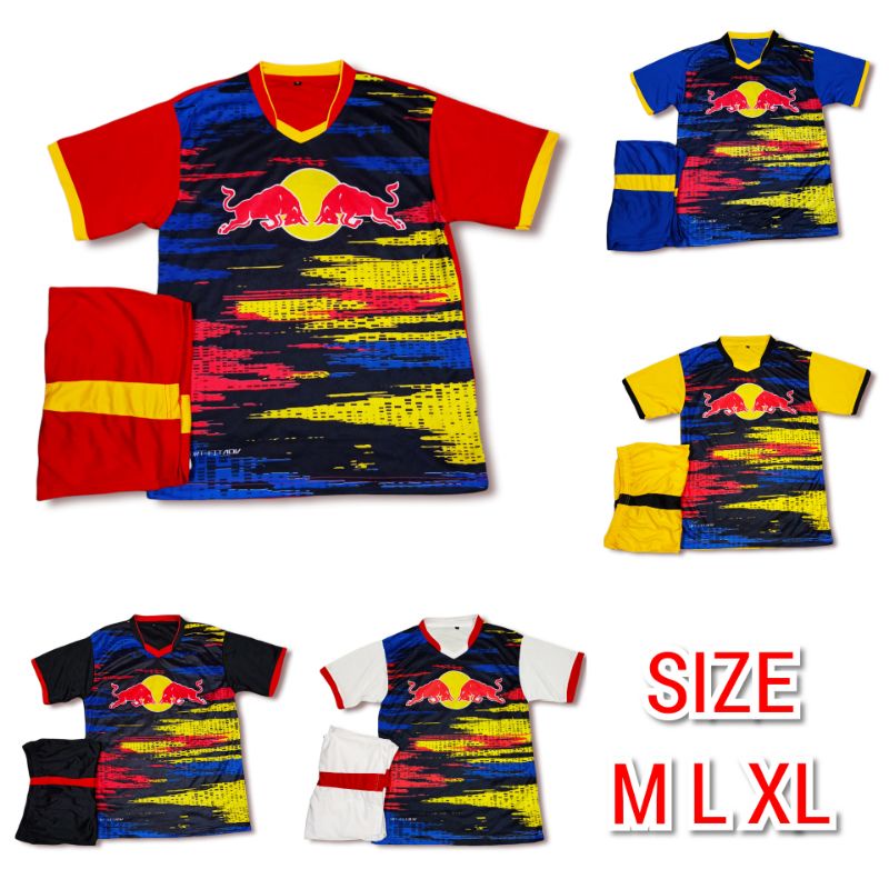 ใหม่ FUTSAL JERSEY STUFF RED BULL RB LEIPZIG FOOTBALL JERSEY 2021 2022 ...