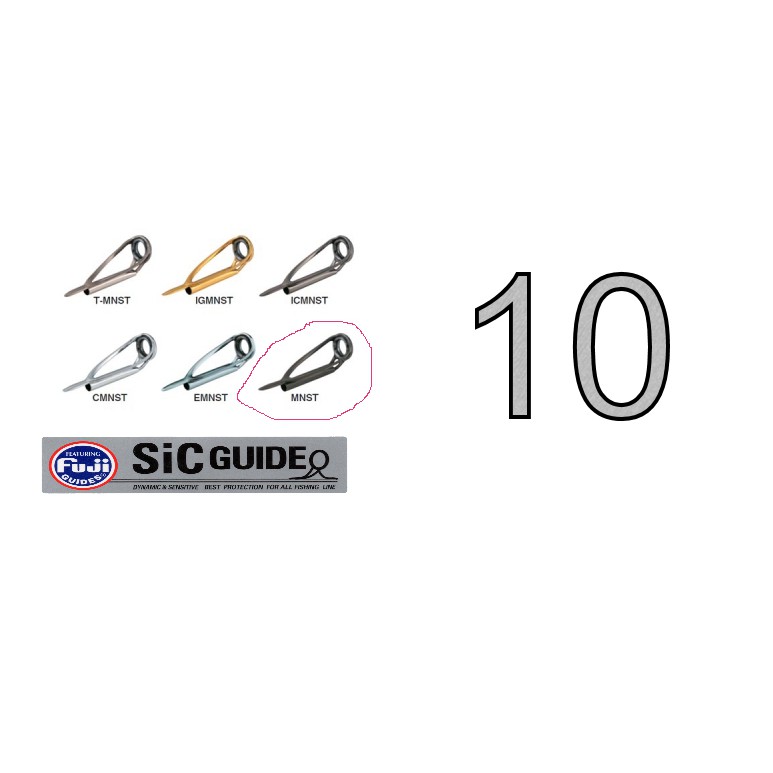 Fuji Stainless Steel SIC Guide Tip Top MNST 10 | Shopee Thailand