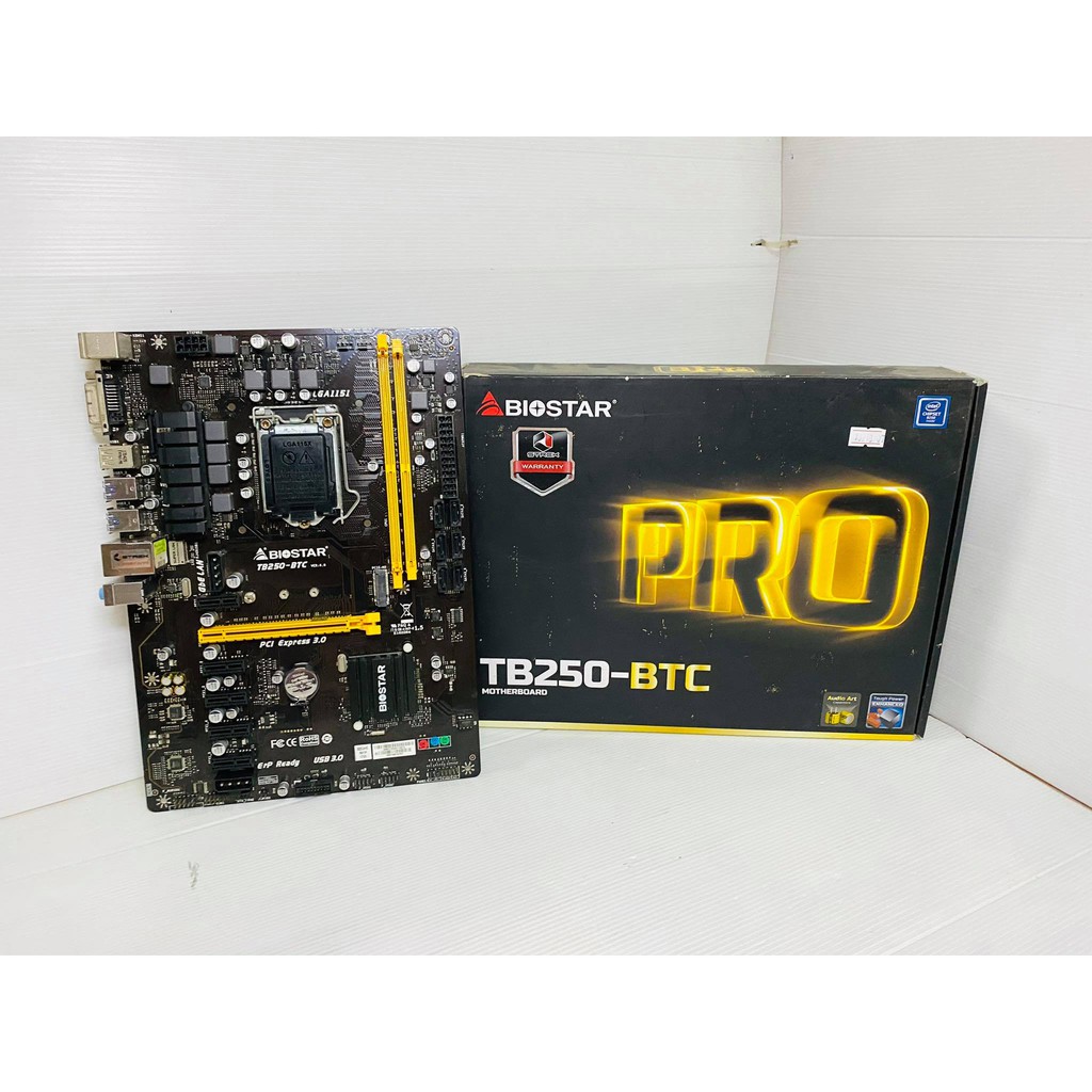 ขายเมนบอร์ดมือสอง BIOSTAR TB250 PRO | Shopee Thailand