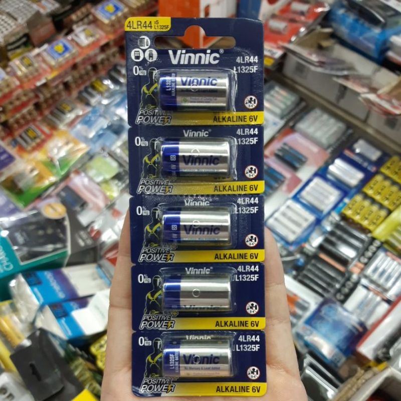ถ่านกล้อง Vinnic อัลคาไลน์ 4LR44, 476A, 28A, L1325F 6V ของใหม่ ของแท้ ...