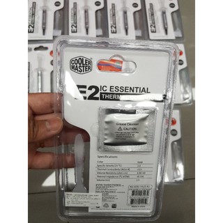 COOLER MASTER THERMAL GREASE (ซิลีโคนCPU) IC ESSENTIAL GREASE: IC ESSENTIAL –E2 (GOLD) | Shopee ...