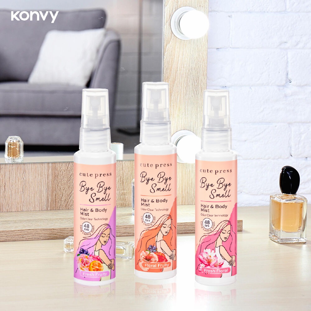 Cute Press Bye Bye Smell Hair & Body Mist คิวท์เพรส สเปรย์ฉีดผมและผิว ...