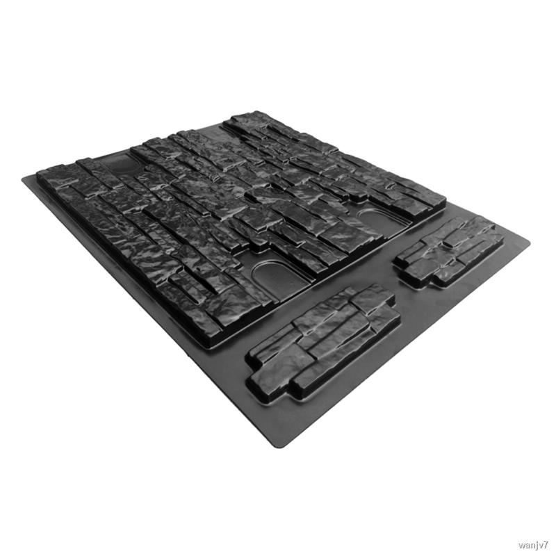 Wall Concrete Molds Garden House Wall Stone Tiles Stone Mold Cement ...