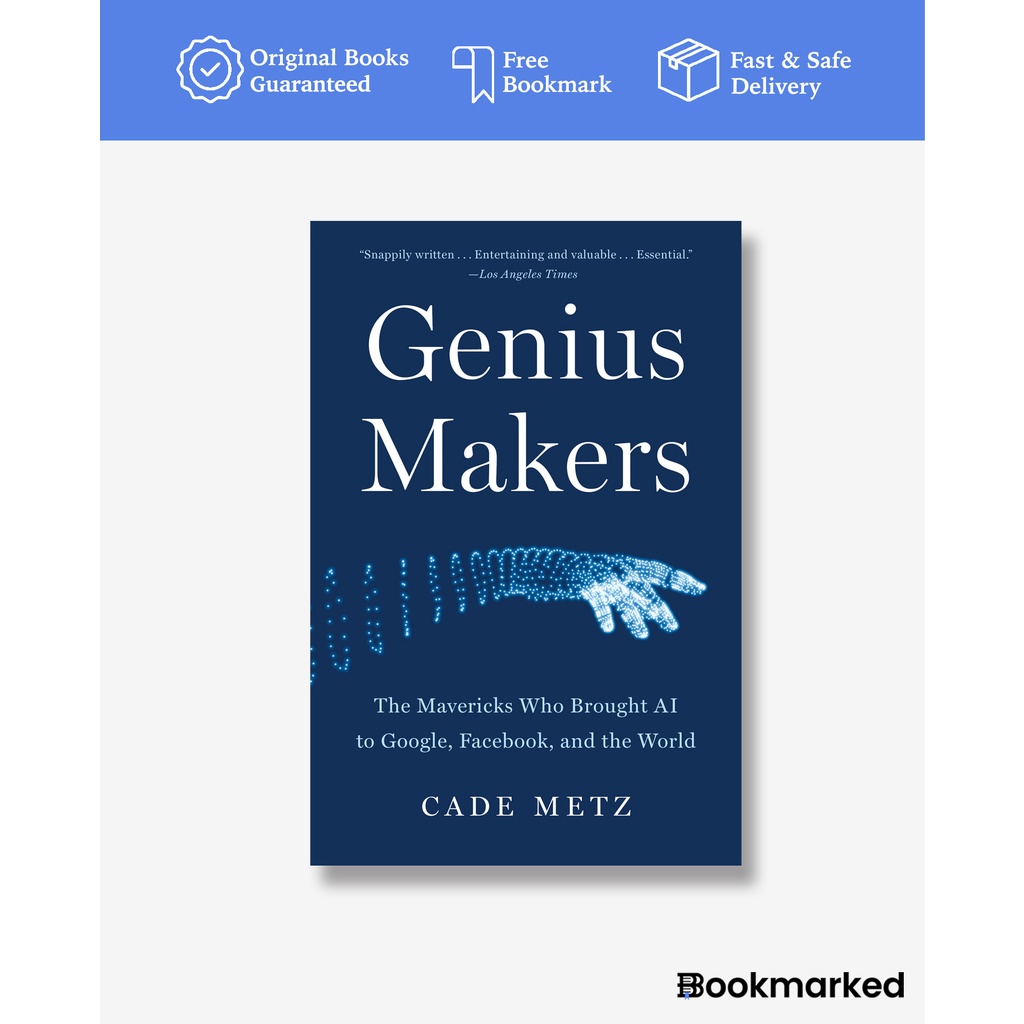 Genius Makers by Cade Metz - ที่คั่นหนังสือ ปกอ่อน ของแท้ นําเข้า | Shopee Thailand