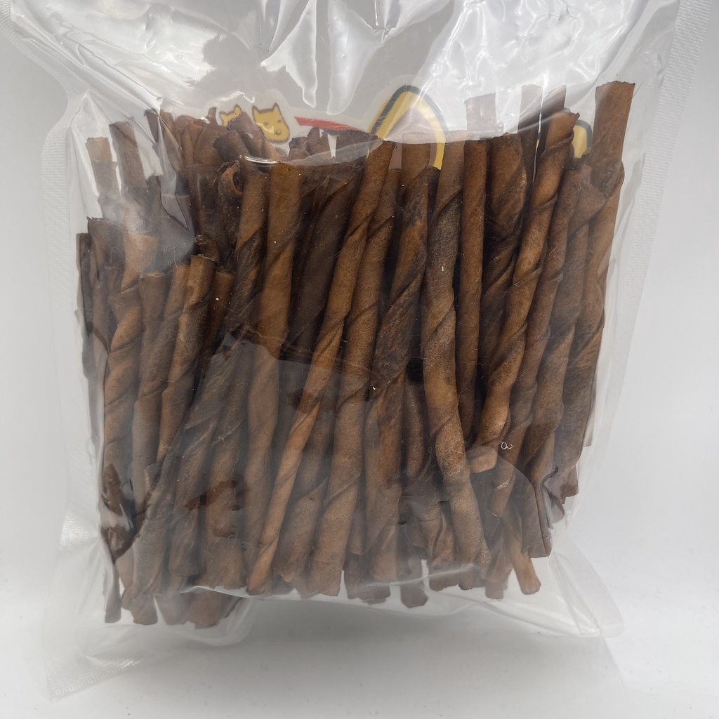 แท่งหนังเกลียว ขัดฟัน (Twisty Stick) รสตับ ขัดฟัน no cal no fat 450g ...
