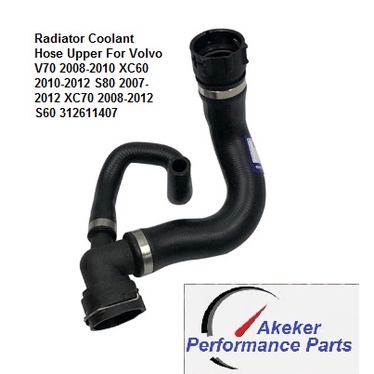 Radiator Coolant Hose Upper For Volvo V70 2008-2010 XC60 2010-2012 S80 ...