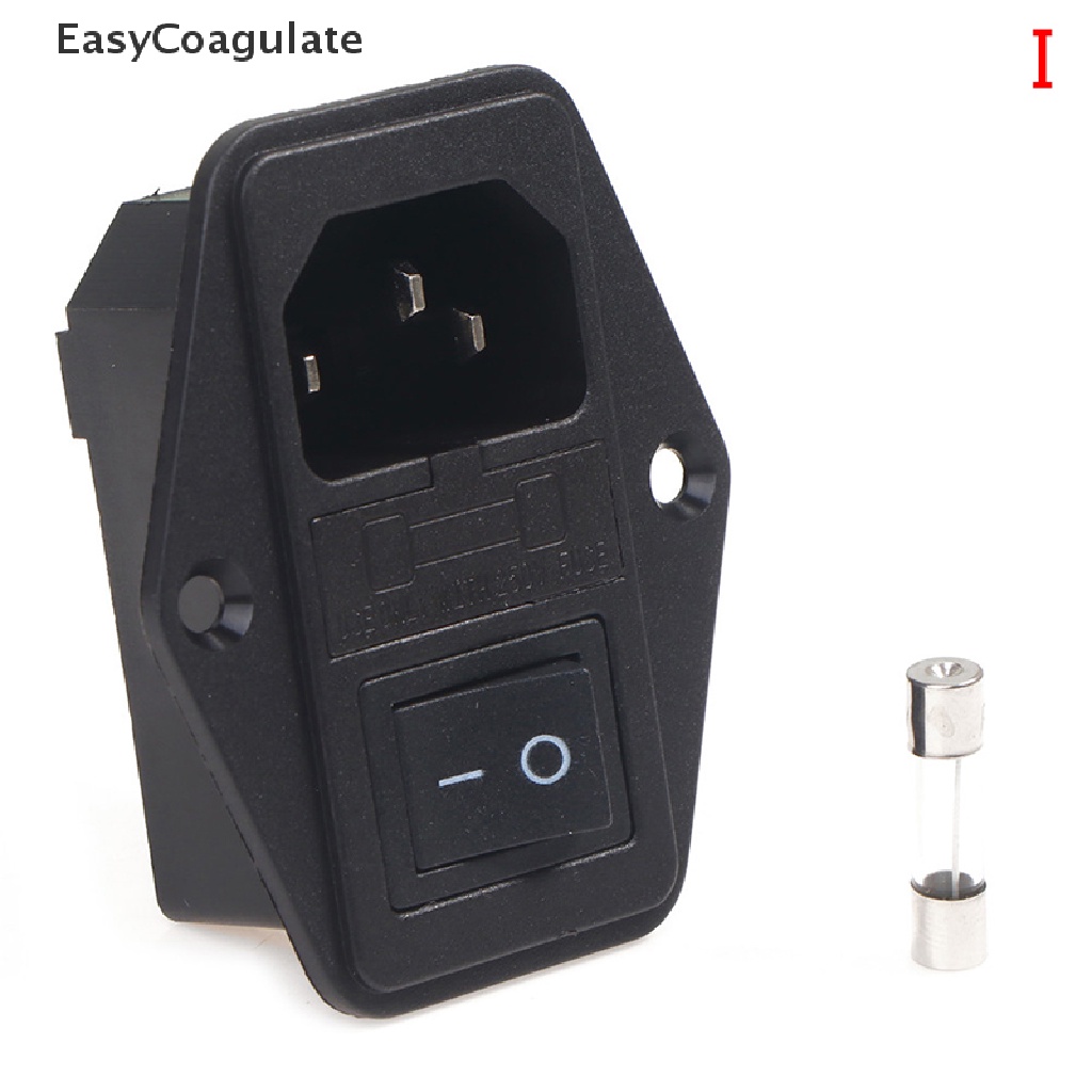 Eas Black AC Male Plug Female Plug Rewirable Power Connector 3 Pin ...