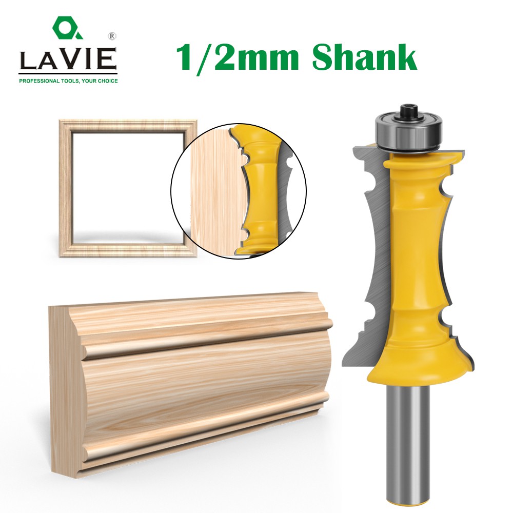 La VIE 1 PC 1/2 Shank Mitered ลิ้นชักด้านหน้า Moulding Router Bit ประตู ...
