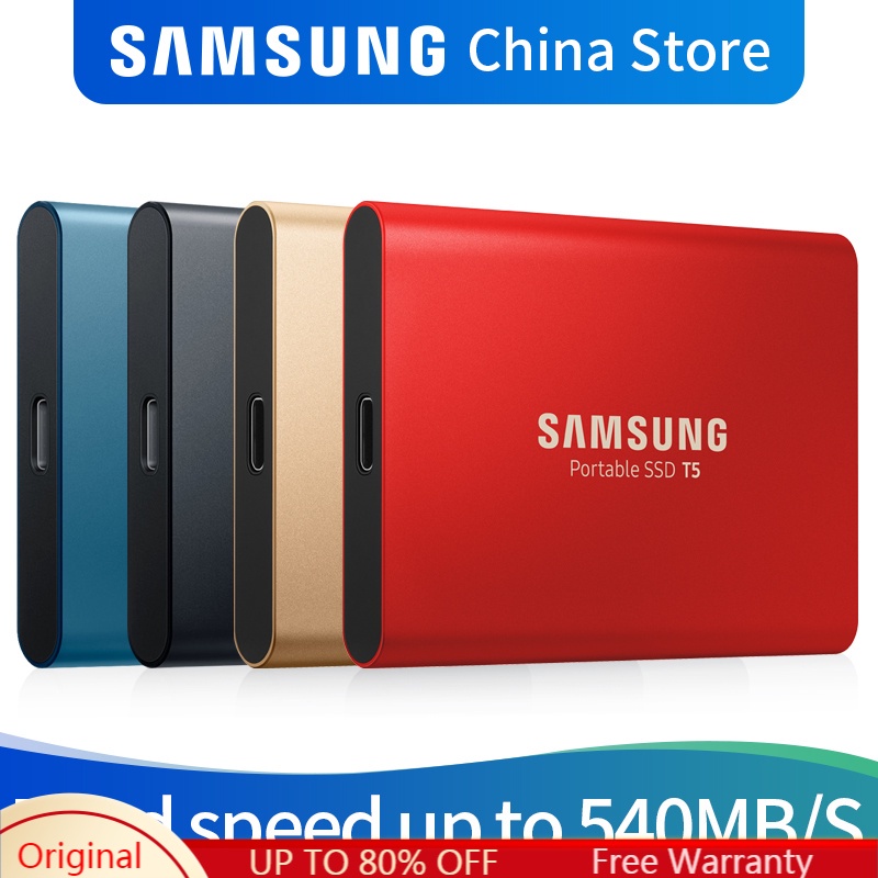 samsung T5 portable SSD 250GB 500GB 1TB 2TB USB3.1 External Solid State ...
