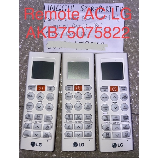 Lg AKB รีโมต AC75075822 ใหม่ ของแท้ | Shopee Thailand
