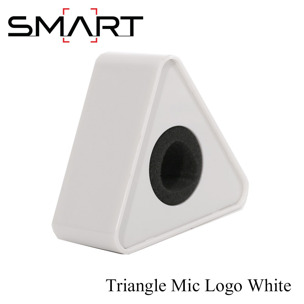 Microphone Logo SMART Triangle Mic Logo เพลทติดโลโก้ | Shopee Thailand