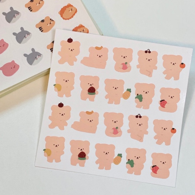 *พร้อมส่ง* สติกเกอร์ Bamtoree (เกาหลีแท้) 1 แผ่น | Shopee Thailand