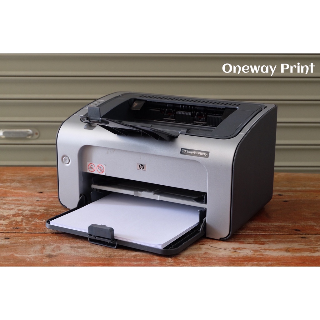 ปริ้นเตอร์เลเซอร์ขาวดำ HP LaserJet P1006 (มือสอง) | Shopee Thailand