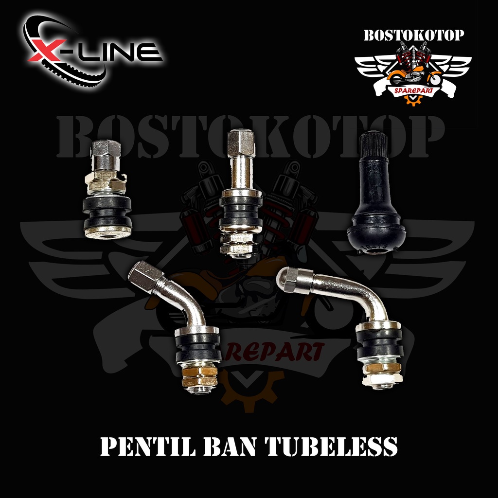 Xline Tubeless Tyre Valve Bent PVR Type 30 องศา 45 90 | Shopee Thailand