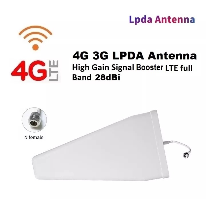 เสาอากาศ 5G 4G 3G 28dBi Signal Booster LPDA Antenna for Booster Signal | Shopee Thailand