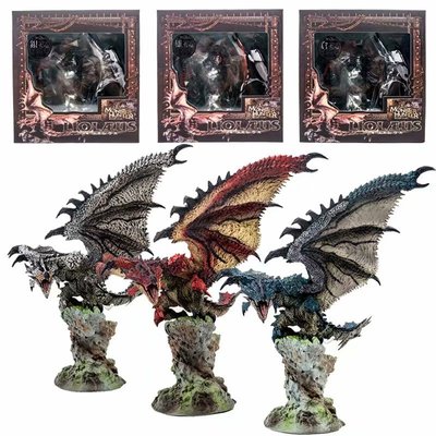 Monster Hunter World Liolaeus Dragon Red Sliver Azure Rathalos PVC ...
