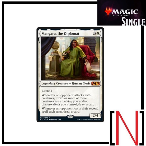 [MTG][Single][M21][CMM] Mangara, the Diplomat ระดับ Mythic [ภาษาอังกฤษ ...