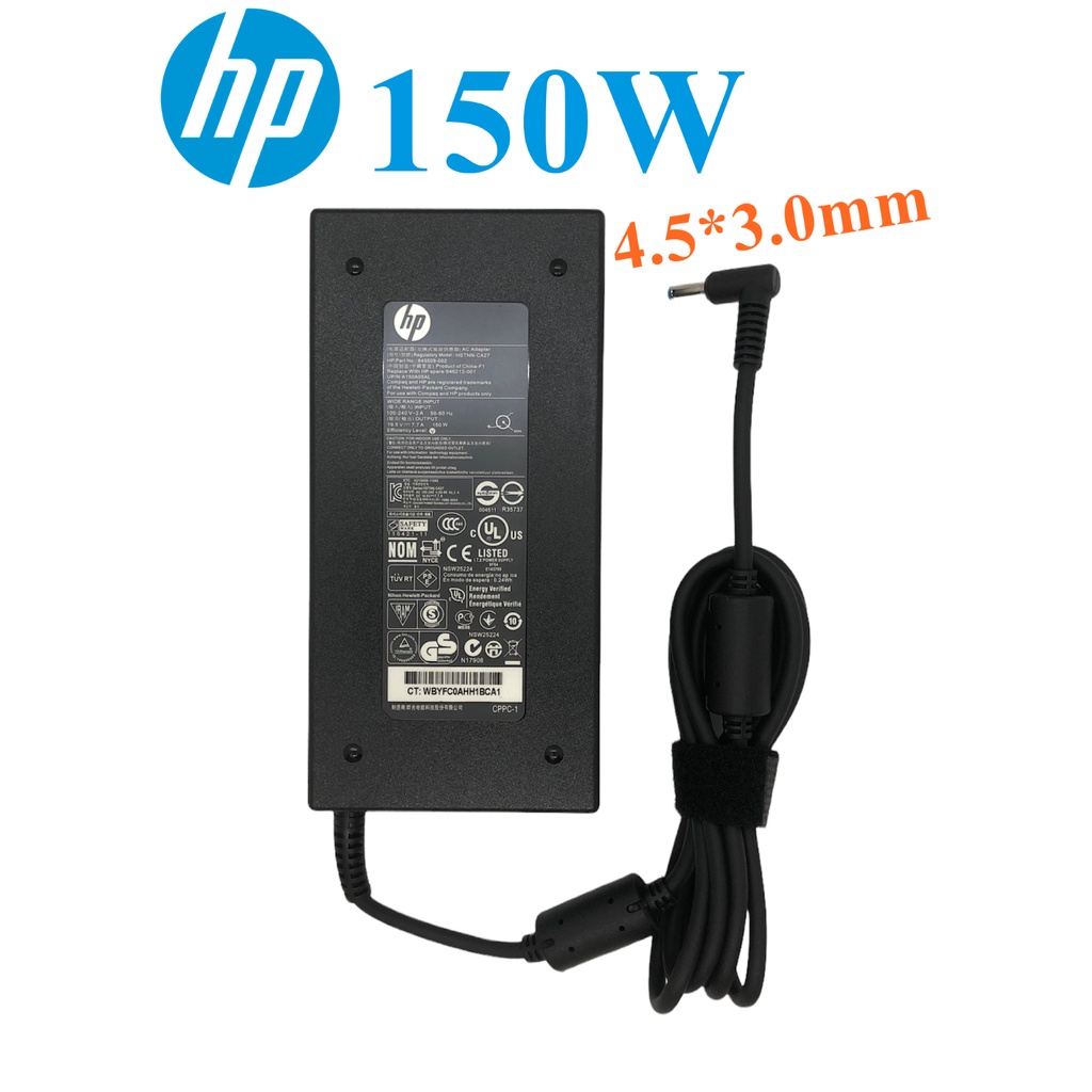 HP Adapter ของแท้ 19.5V/7.7A 150W หัวขนาด 4.5*3.0mm อะแดปเตอร์ สายชาร์จ ...