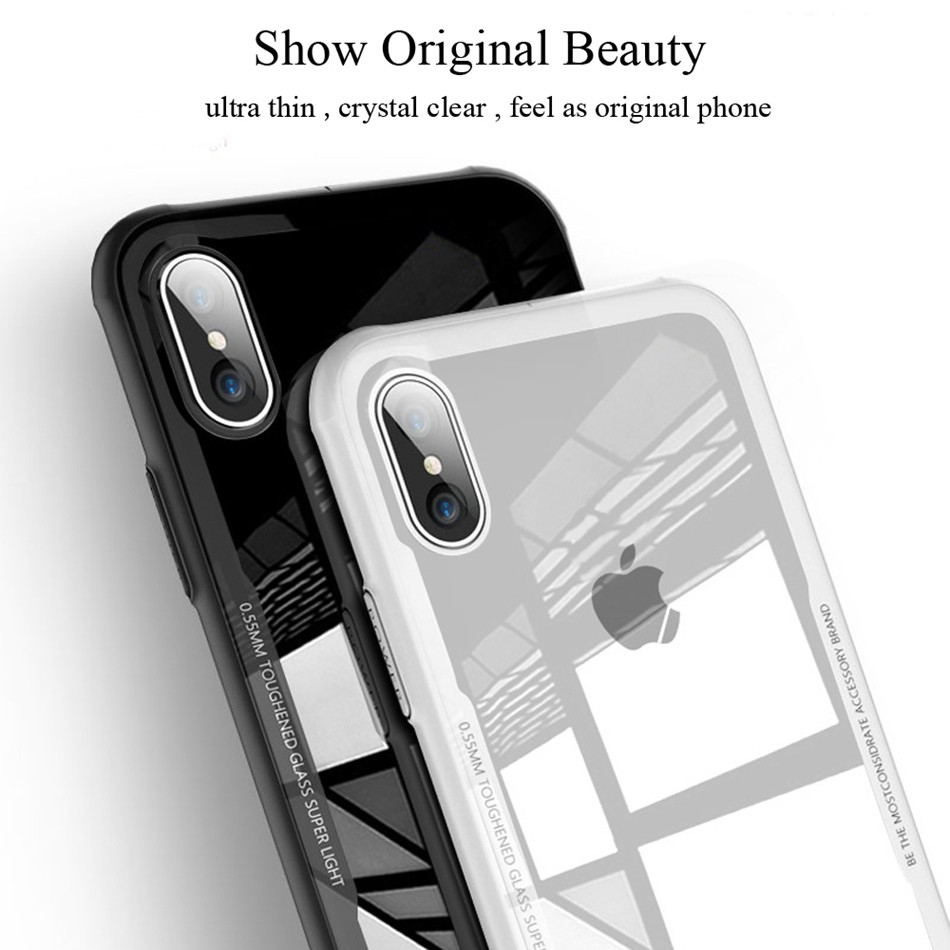 เคสกระจก Iphone 6 6plus 7 7 Plus 8 8 Plus X Xs Max Xr Cafele