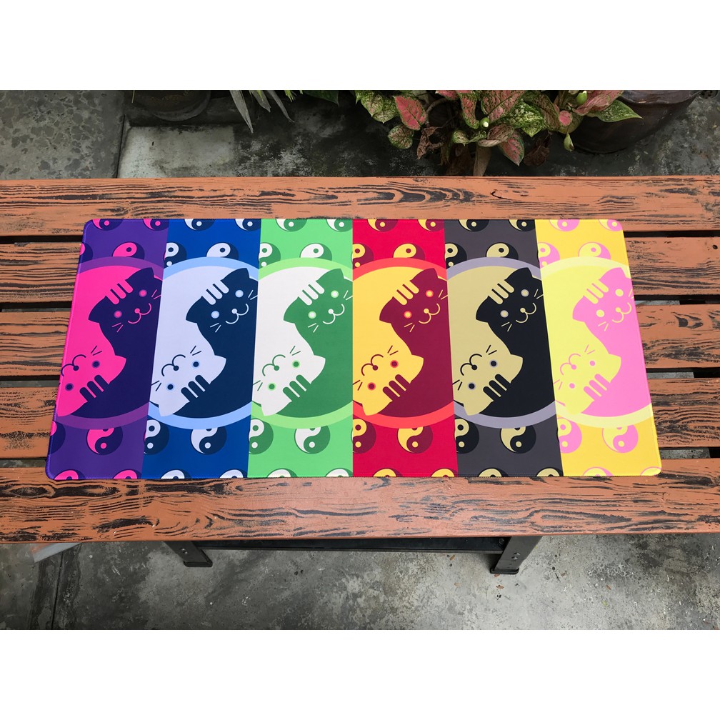 [สินค้า Prototype] Meow Yin Yang Deskmat | Shopee Thailand