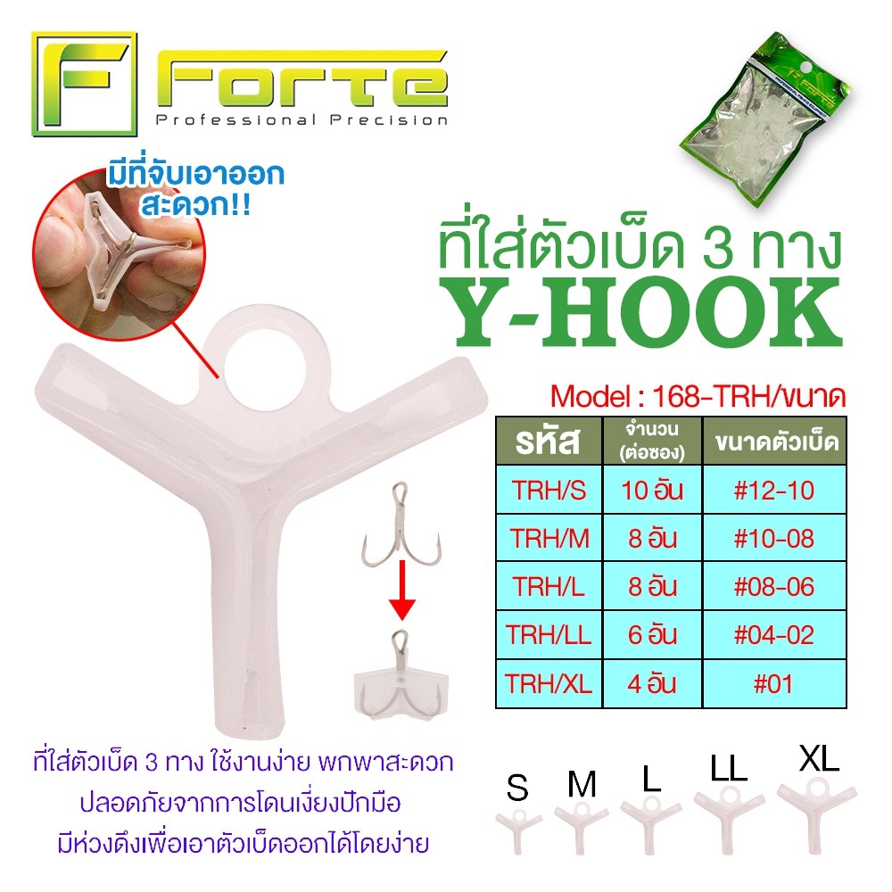 TRH ตัวครอบเบ็ดสามทาง Y-HOOK | Shopee Thailand