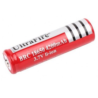 Battary BRC 18650 Battery 3.7V Li-ion UltraFire 4800mAh พร้อมรางถ่าน ...