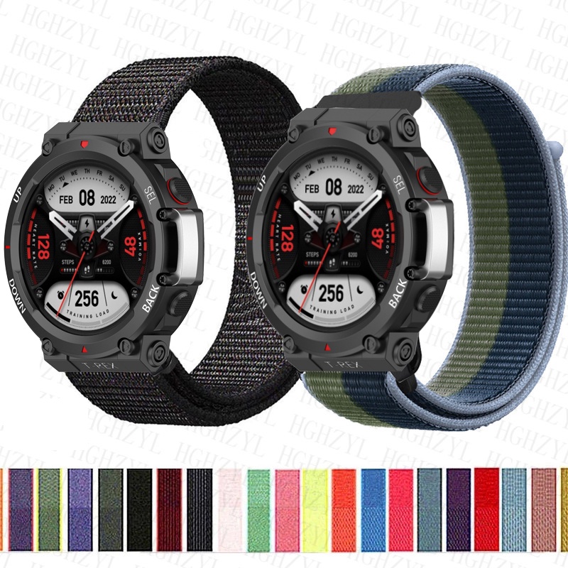 สายนาฬิกาข้อมือไนล่อน แบบเปลี่ยน สําหรับ Amazfit T-Rex 2 Amazfit T Rex 2 T-Rex2 | Shopee Thailand
