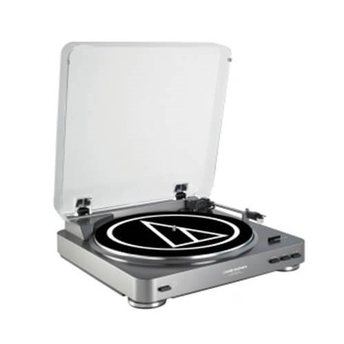 Audio-Technica Automatic Turntable (ATH-LP60USB) - Gun Metal | Shopee ...