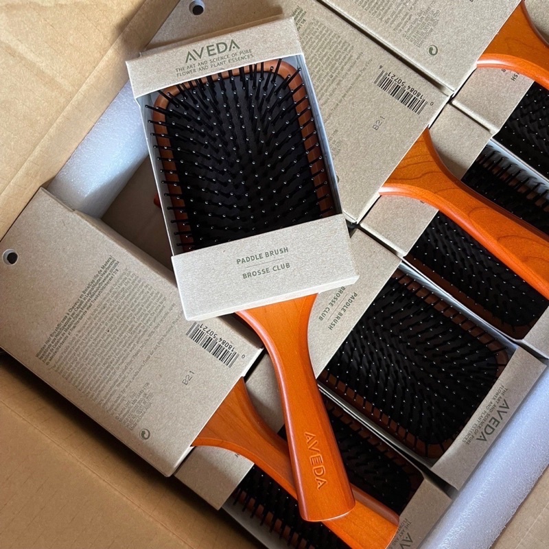 [พร้อมส่ง] แท้💯แปรงหวีผม AVEDA MINI WOODEN PADDLE BRUSH | Shopee Thailand