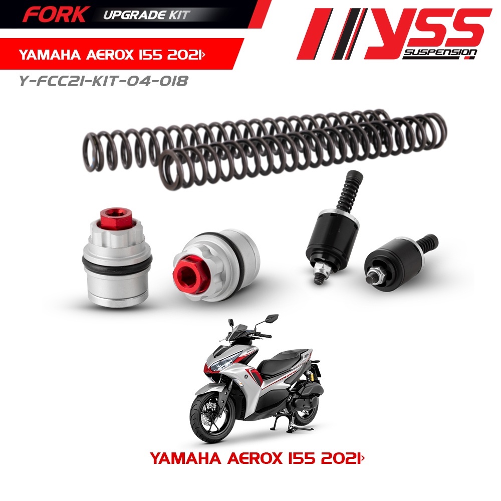 YSS ชุดอัพเกรดโช้คหน้า AEROX ปี 2021-2022 (FORK UPGRADE KIT) | Shopee Thailand