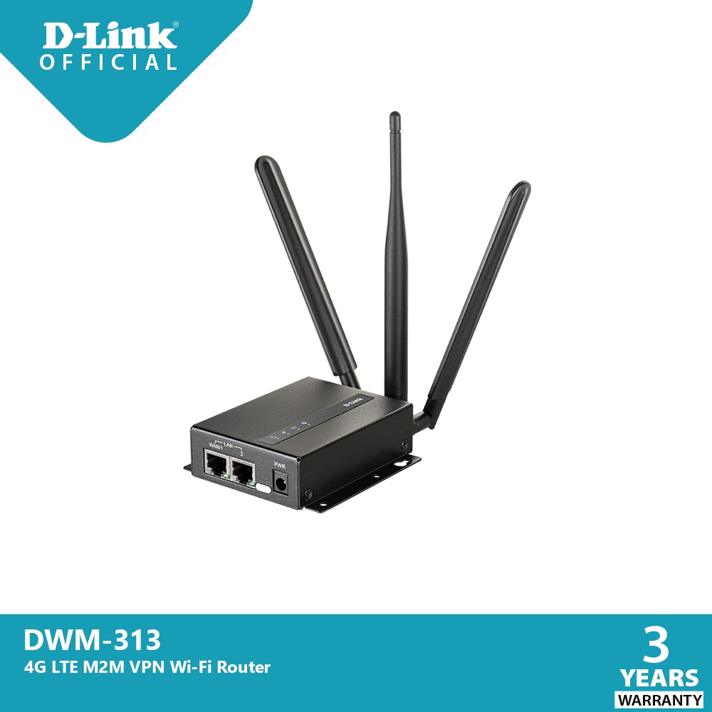 D-Link DWM-313: 4G LTE M2M VPN Wi-Fi Router | Shopee Thailand