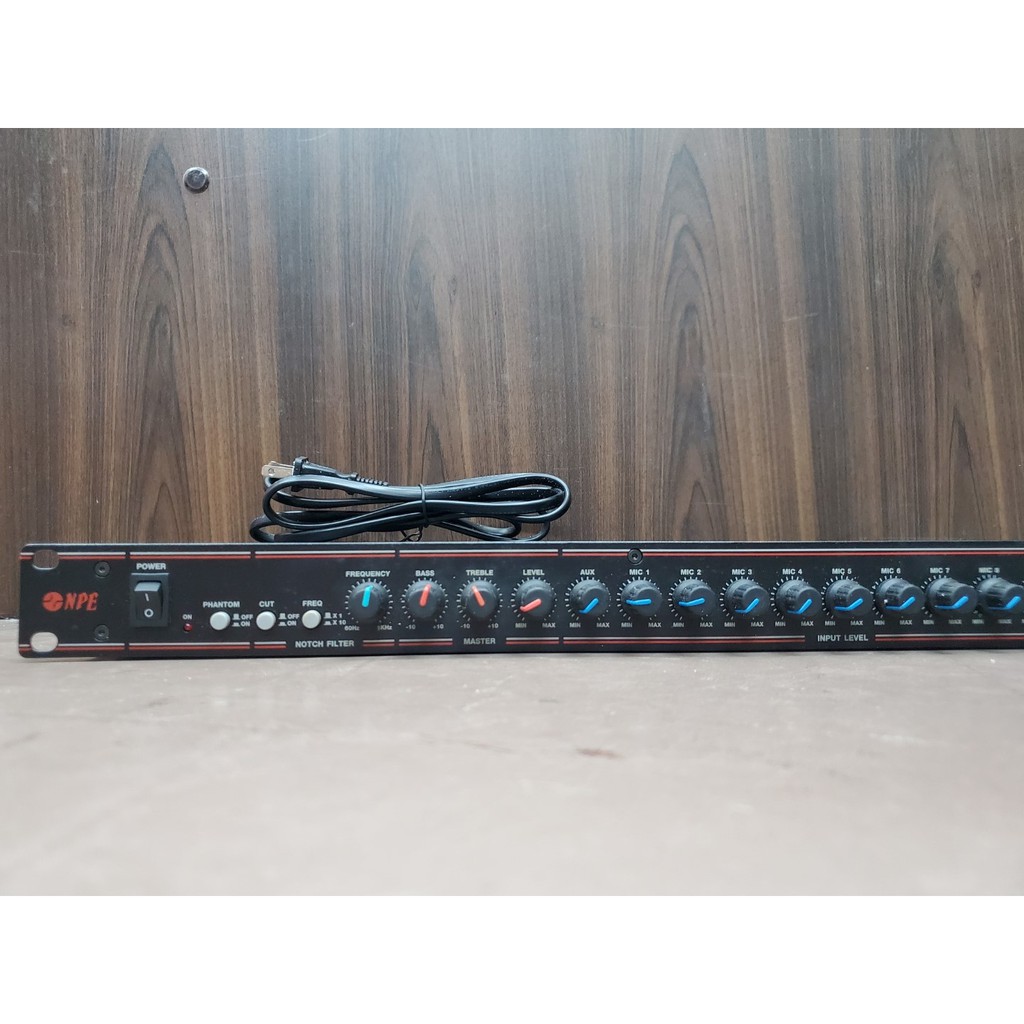 NPE Microphone Mixer 10 Ch. เครื่องผสมสัญญาณเสียงไมโครโฟน 10 ช่อง ...