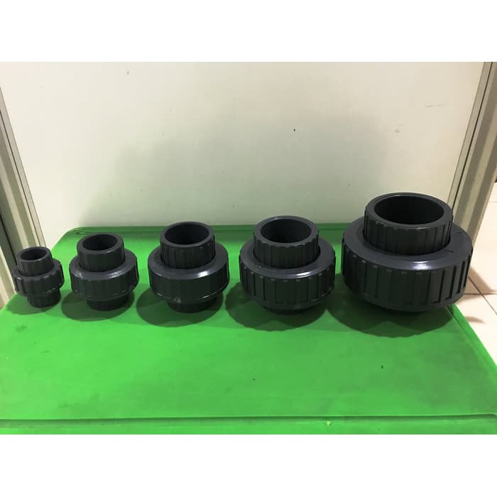 WATER MUR / WATER MOR / UNION SOCKET PLAIN PVC ONDA 1-1/4" | Shopee ...