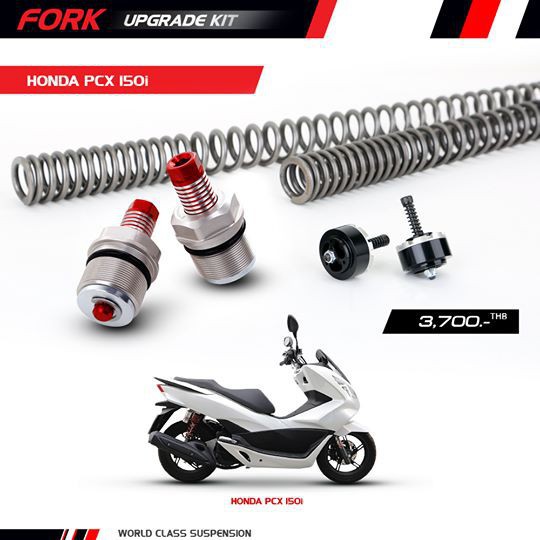 สปริงแกนโช้คหน้าแต่ง (YSS) FROK UPGRADE KIT HONDA\PCX 150i '15 (ของแท้100%) | Shopee Thailand